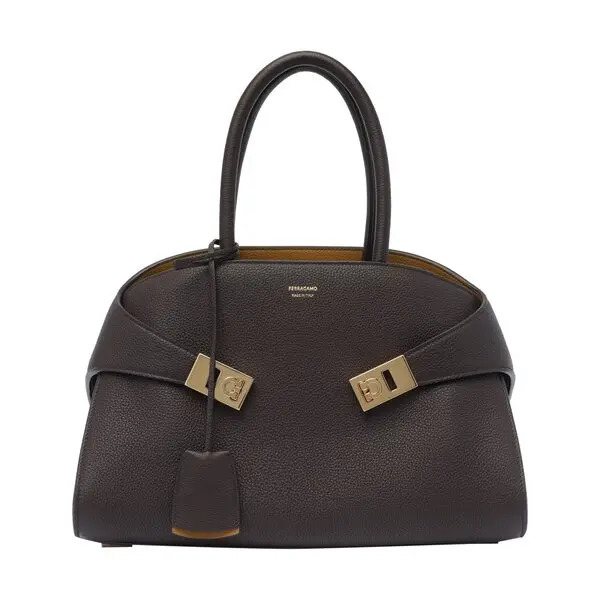 FERRAGAMO Hug Handbag - Brown