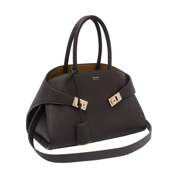 FERRAGAMO Hug Handbag - Brown