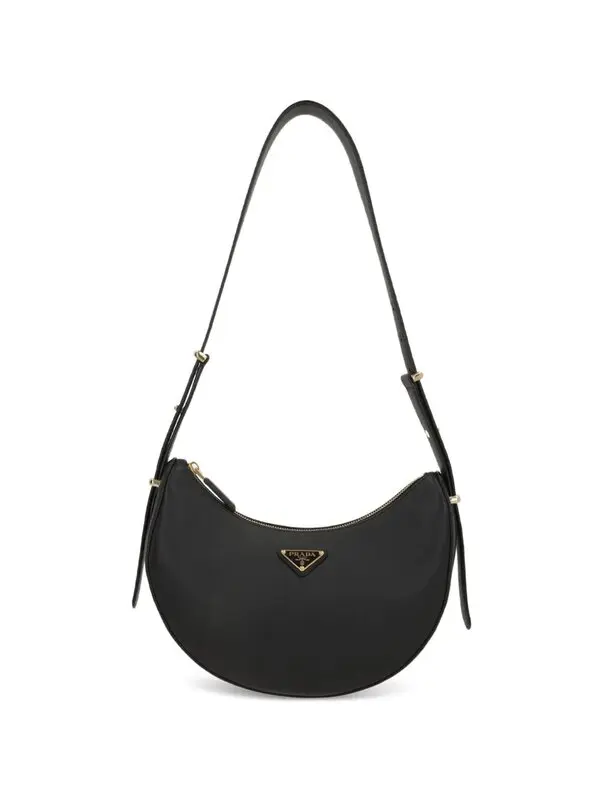 Prada Calf Leather Shoulder Bag - Black