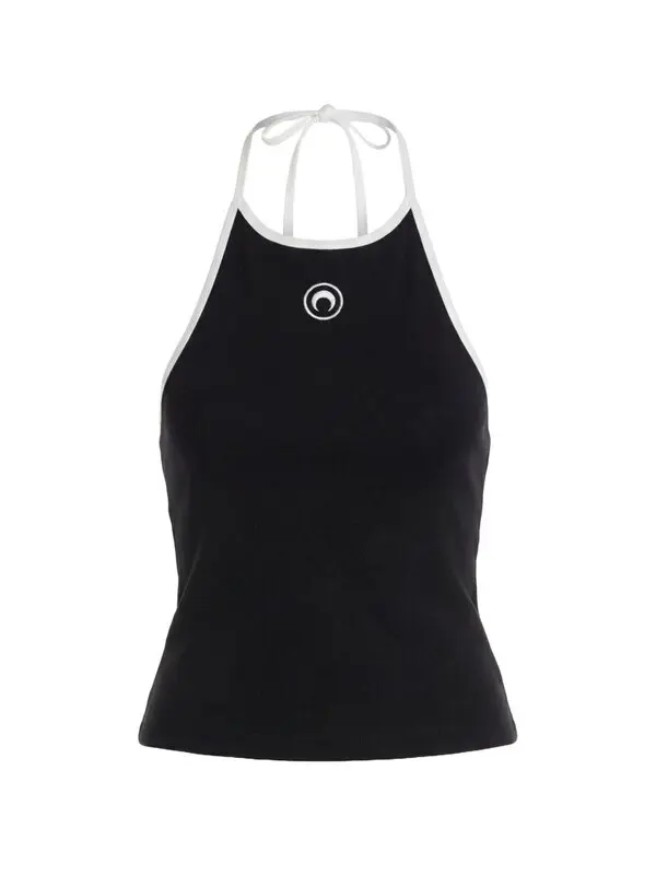 MARINE SERRE Moon Cotton Tank Top - Multicolor