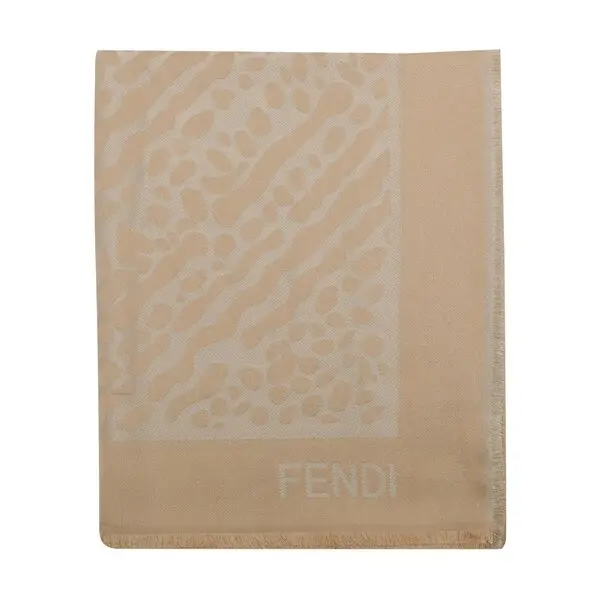 Fendi Ff Shawl - Gold
