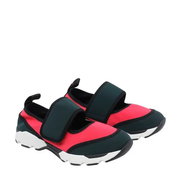 Marni Mary Jane Running Sneakers - Red