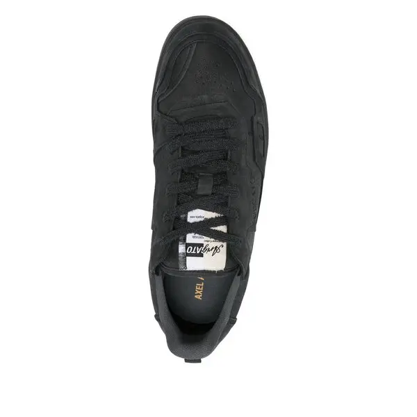 Axel Arigato Calf Leather Lace-up Low-top Sneakers - Black