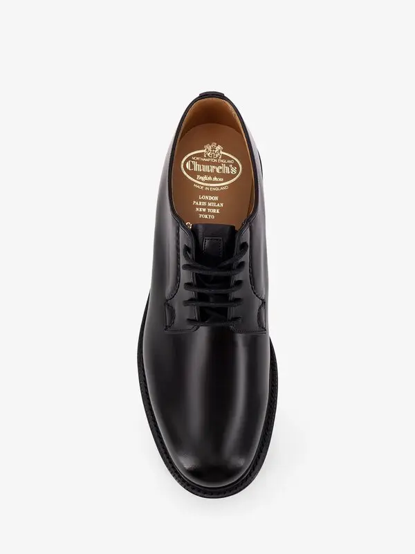 Church's Shannon Leather Lace-up Shoes - Black