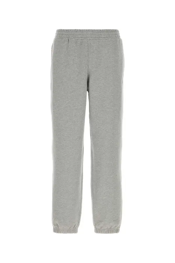 Burberry Grey Cotton Joggers - Gray