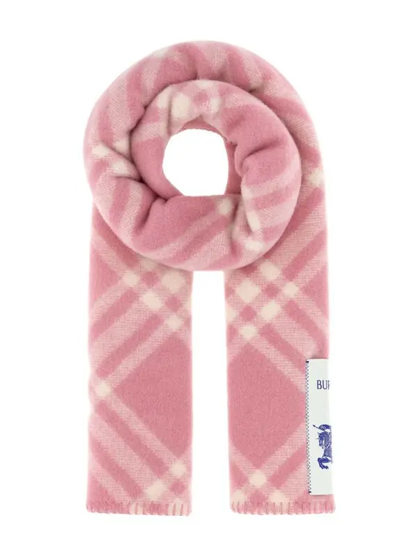 Burberry Check Wool Scarf