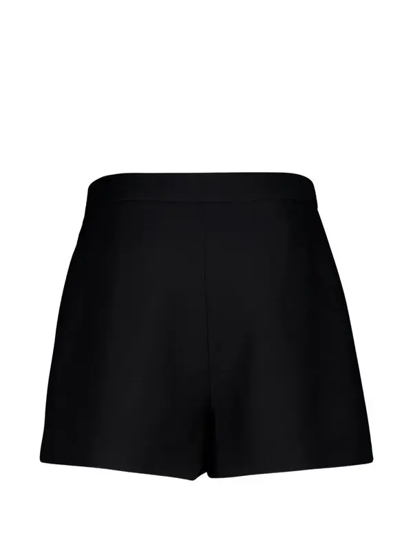 Valentino Garavani Vlogo Signature Wool And Silk Shorts
