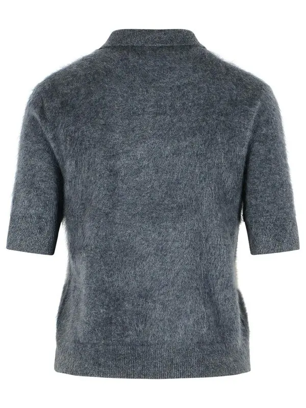 LISA YANG Giovanna Graphite Cashmere Sweater