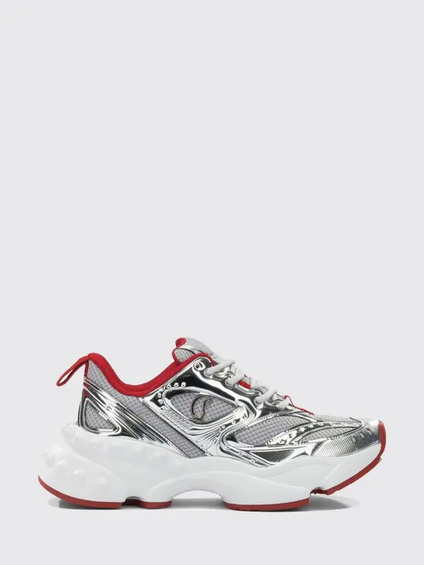 CHRISTIAN LOUBOUTIN Sneakers - Silver