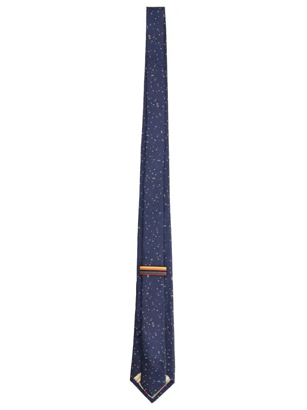 Paul Smith Silk Neck Tie - Blue