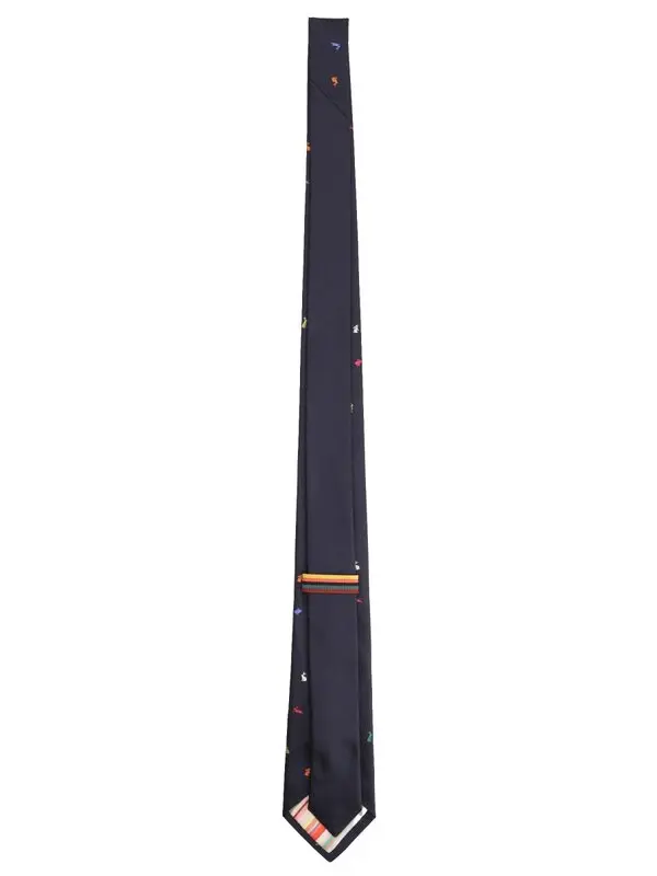 Paul Smith Silk Neck Tie - Blue