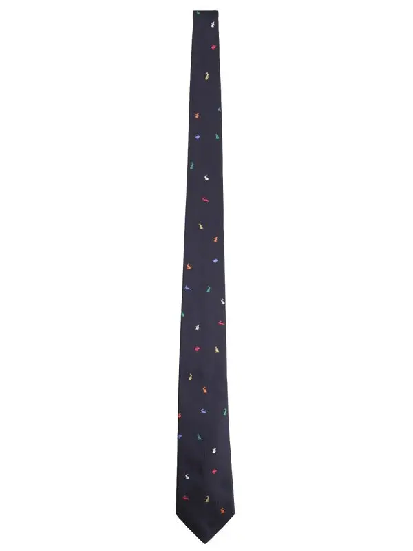 Paul Smith Silk Neck Tie - Blue