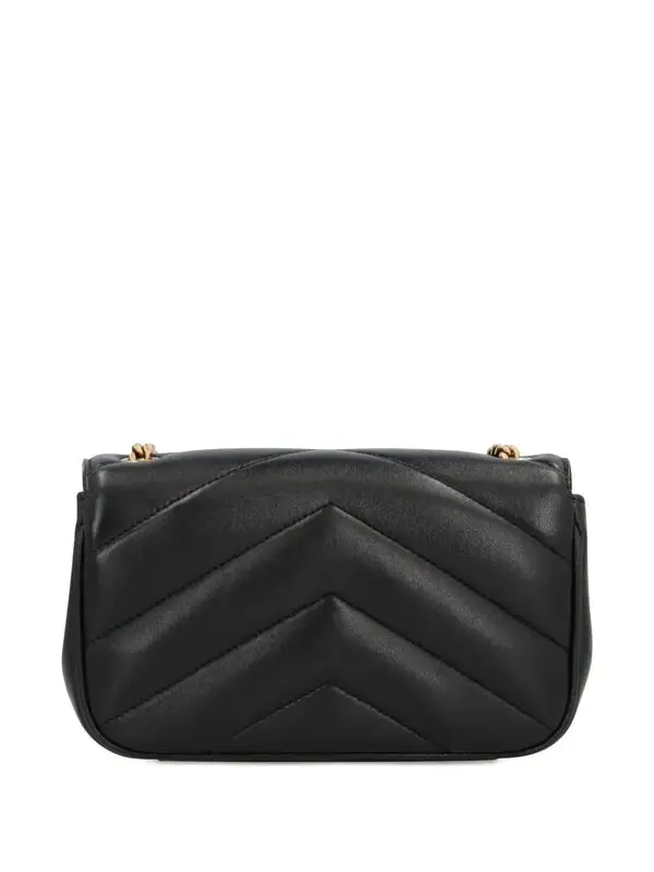 Saint Laurent Loulou Mini Bag In Lambskin - Black