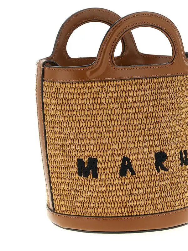 Marni Tropicalia' Bucket Bag - Brown