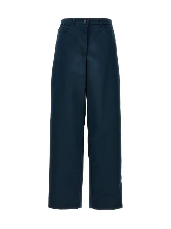Etro Duchesse Cargo Pants With Pegaso Embroidery - Blue
