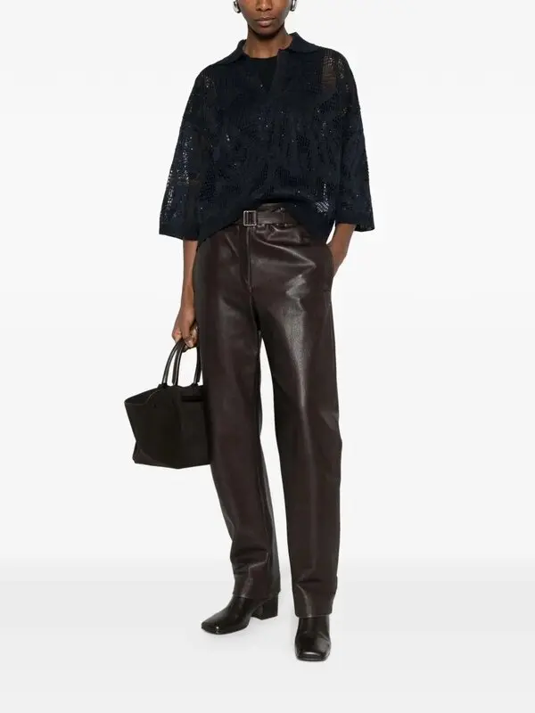Brunello Cucinelli Linen/flax Polo Shirt