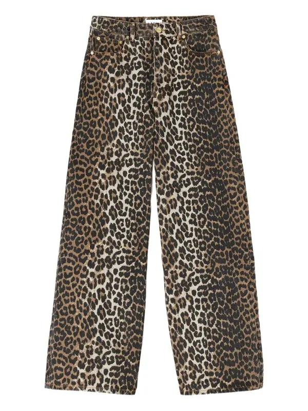 GANNI Organic Cotton Denim Jeans