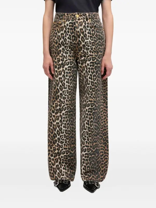 GANNI Organic Cotton Denim Jeans