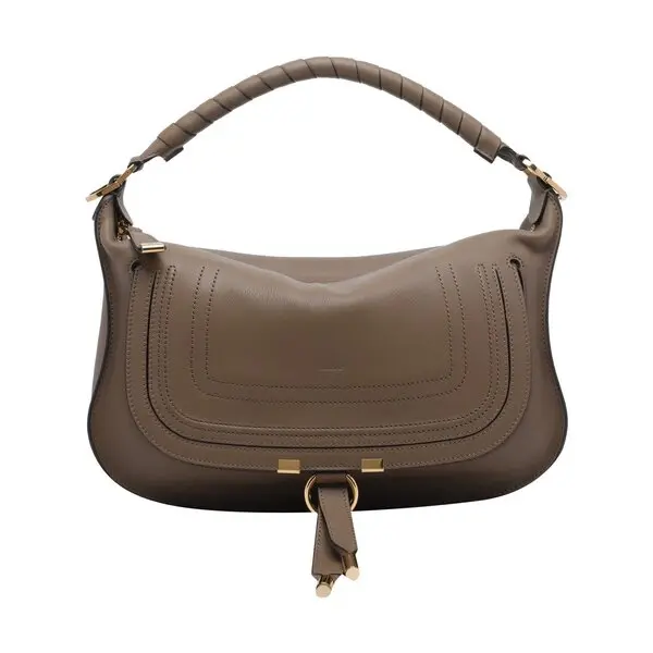 Chloé Small Marcie Shoulder Bag - Brown