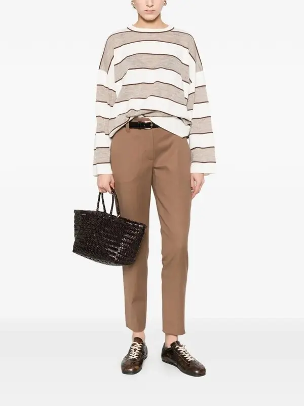 Brunello Cucinelli Striped Wool Pullover - Multicolor