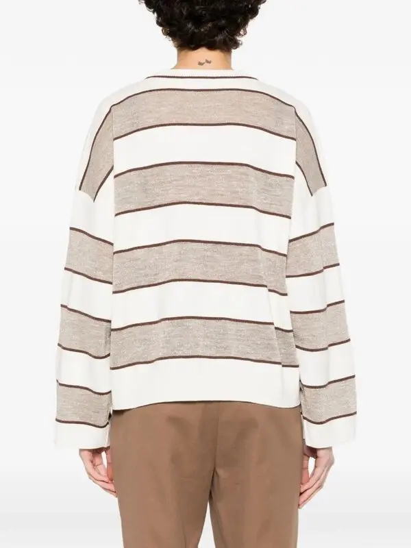 Brunello Cucinelli Striped Wool Pullover - Multicolor