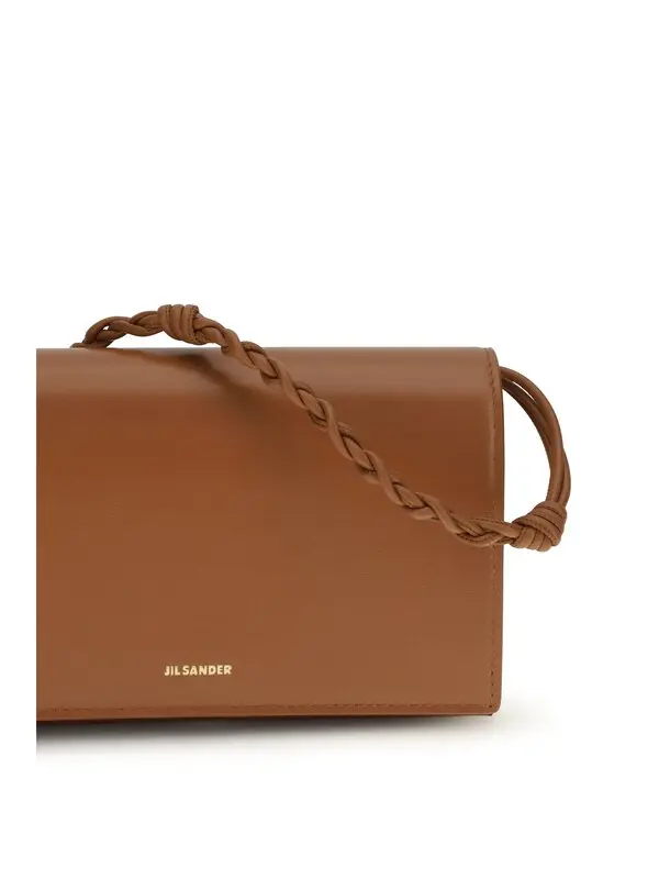 JIL SANDER Tangle Wallet With Shoulder Strap