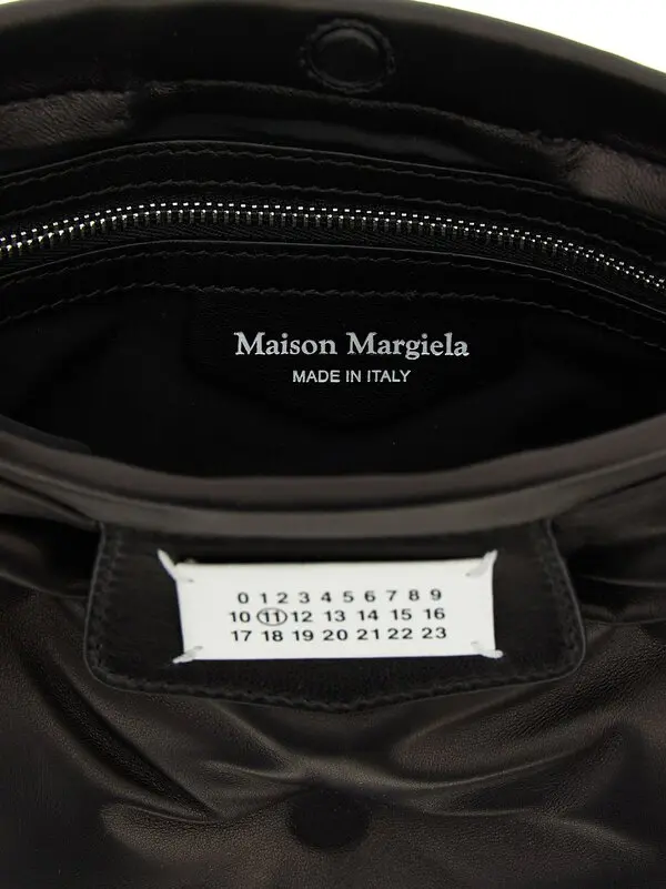 MAISON MARGIELA Glam Slam Flat Pocket Crossbody Bag - Black