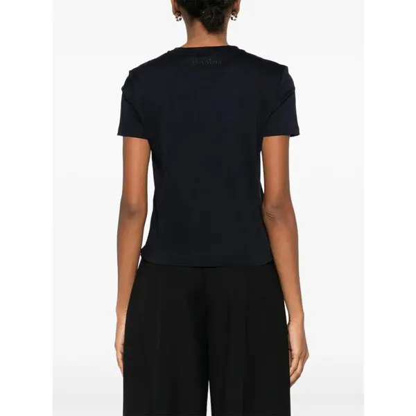 Max Mara Navy Cotton T-shirt