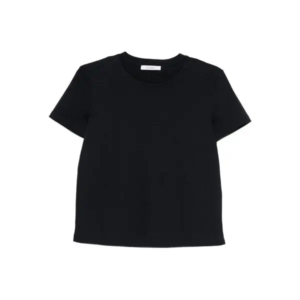 Max Mara Navy Cotton T-shirt - Blue