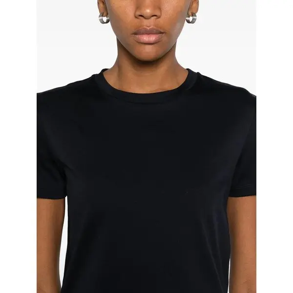 Max Mara Navy Cotton T-shirt - Blue