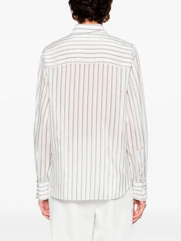 Peserico Striped Cotton Shirt