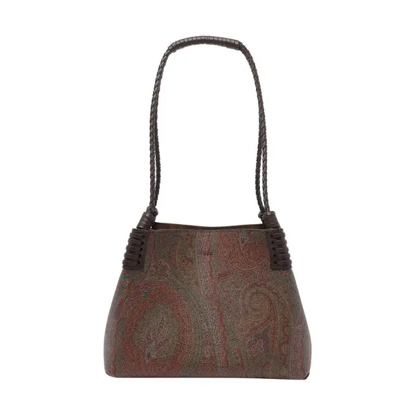 Etro Small Libra Arnica Shopping Bag - Brown