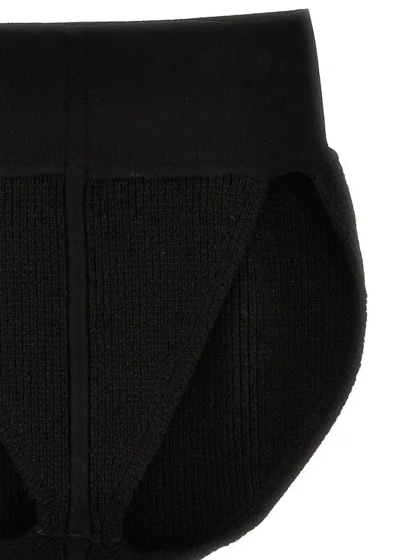 Rick Owens Cashmere Blend High Waist Panties