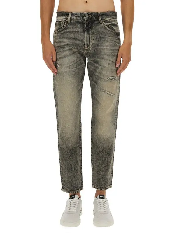 BOSS Jeans In Denim - Gray