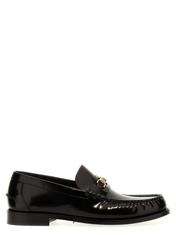 Versace Medusa '95 Leather Loafers - Black