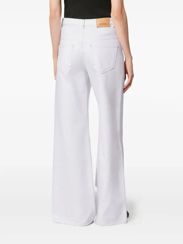 Isabel Marant Étoile Lemony Wide Leg Jeans - Multicolor