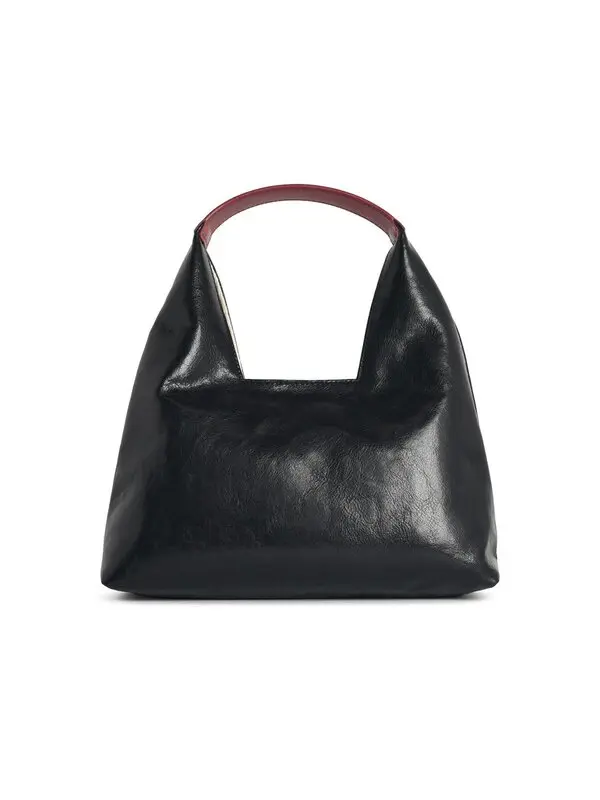 Marni Trapeze Mini Leather Handbag - Black