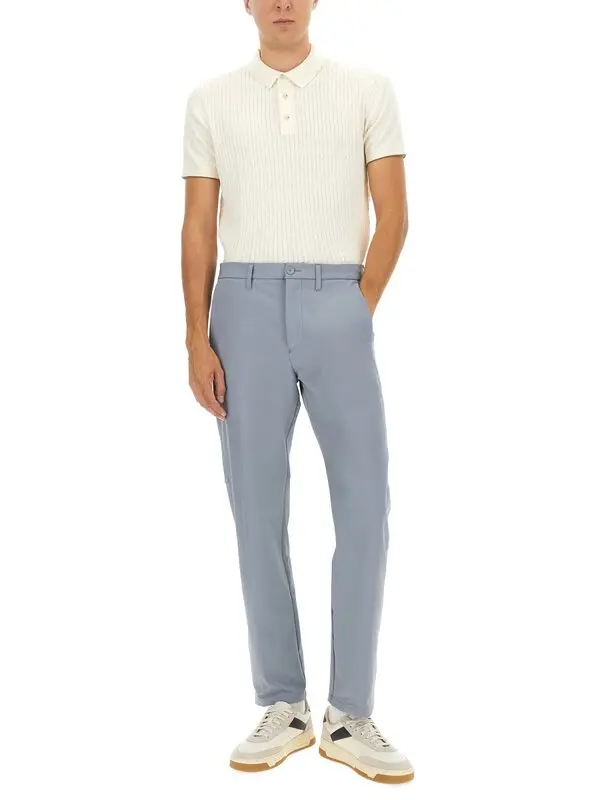 BOSS Water-repellent Regular Fit Pants - Gray