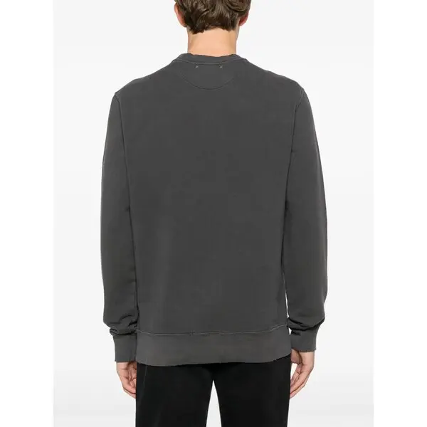 GOLDEN GOOSE Cotton Distressed Logo Sweatshirt