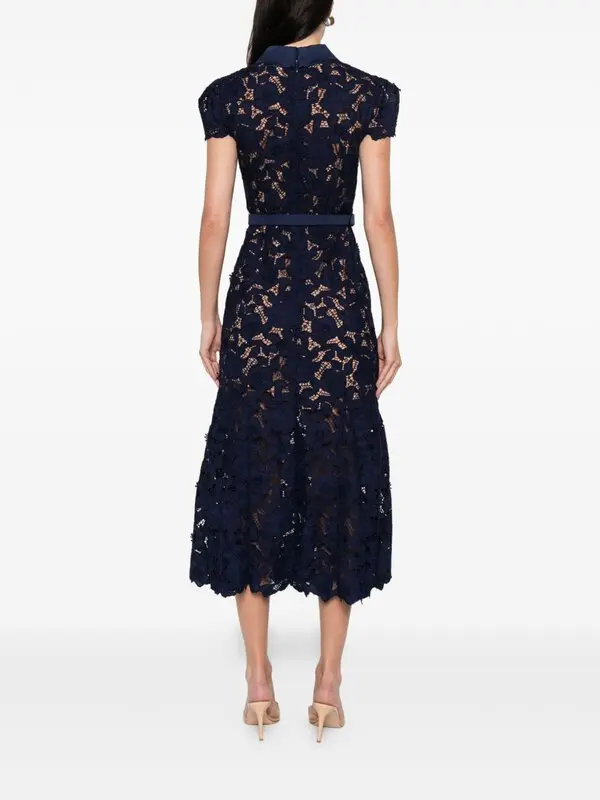 SELF-PORTRAIT Lace Midi Dress
