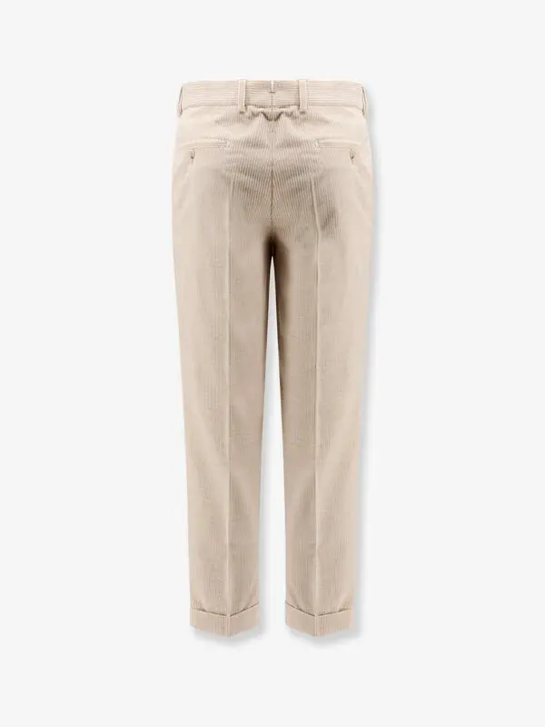 BOSS Pleated Corduroy Trousers