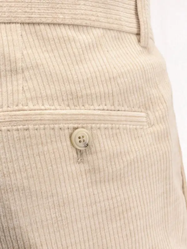 BOSS Pleated Corduroy Trousers