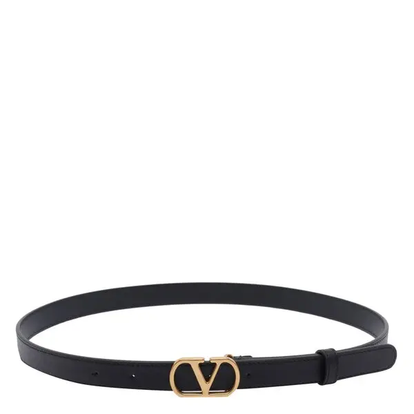 Valentino Garavani Vlogo Signature Belt - Black