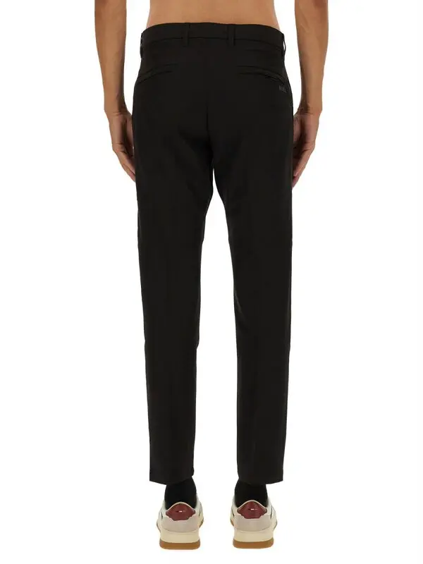 BOSS Water-repellent Regular Fit Pants - Black