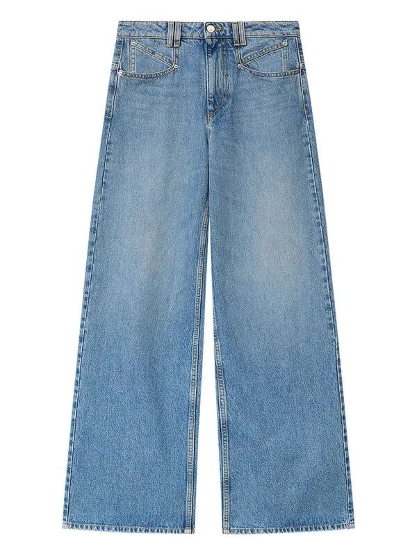 Isabel Marant Étoile Lemony Denim Jeans - Multicolor
