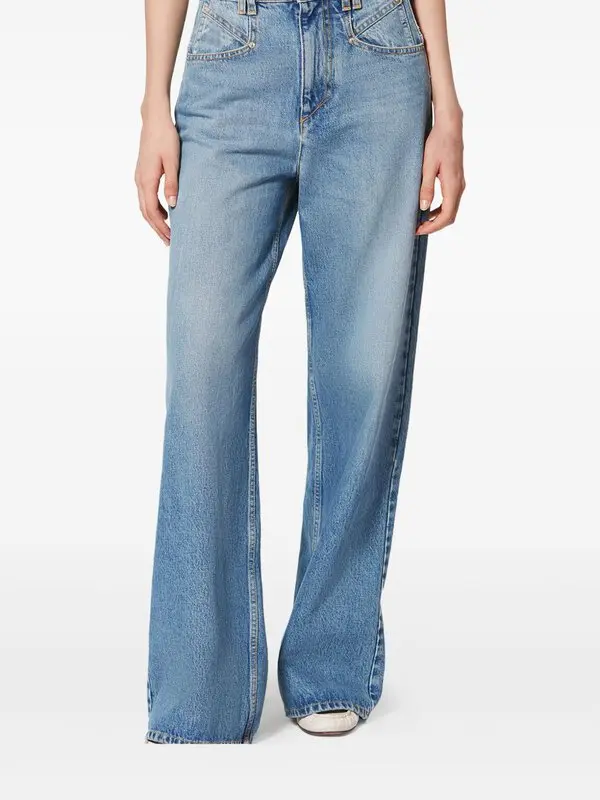 Isabel Marant Étoile Lemony Denim Jeans - Multicolor