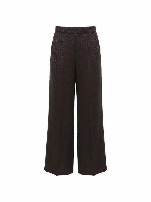 Gucci Silk Horsebit Print Pants - Multicolor