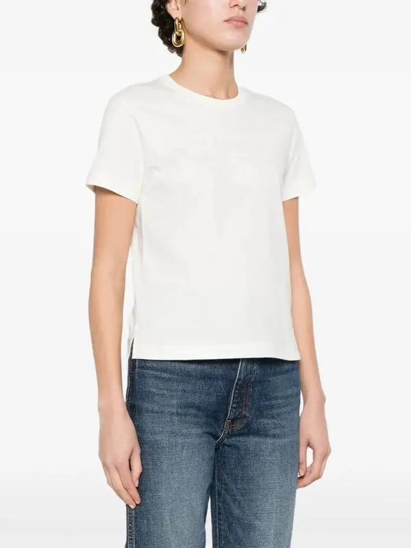 Gucci Cotton T-shirt With Incrocio Gg Detail