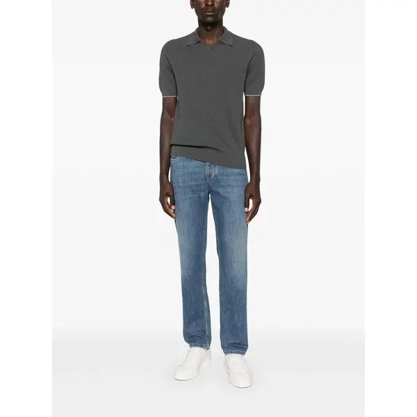Brunello Cucinelli Grey T-shirts & Vests T-shirts