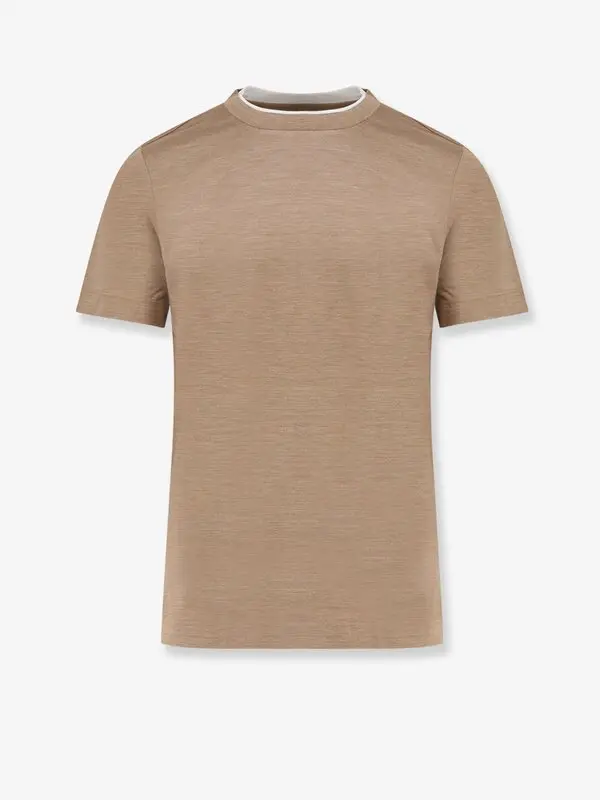 BOSS Cotton And Silk T-shirt